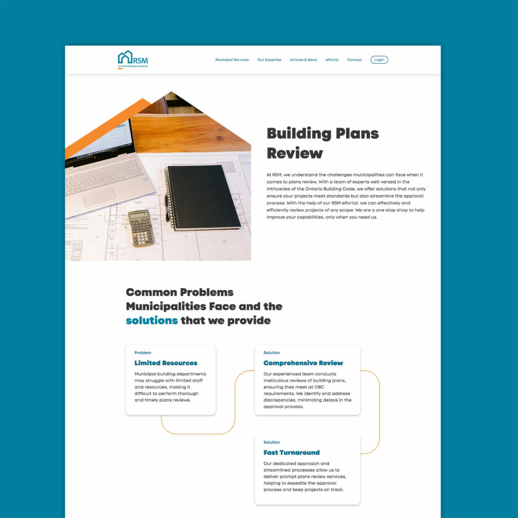 Website Design & App Development | RSM Building Consultants
